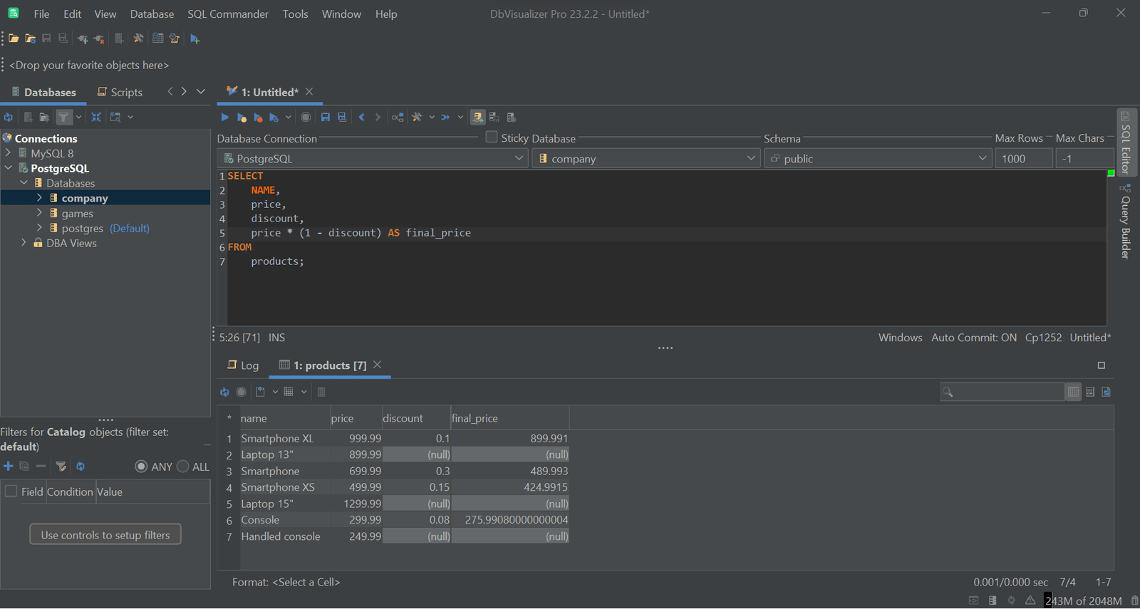 Postgresql Coalesce Function Handling Null Values 8053