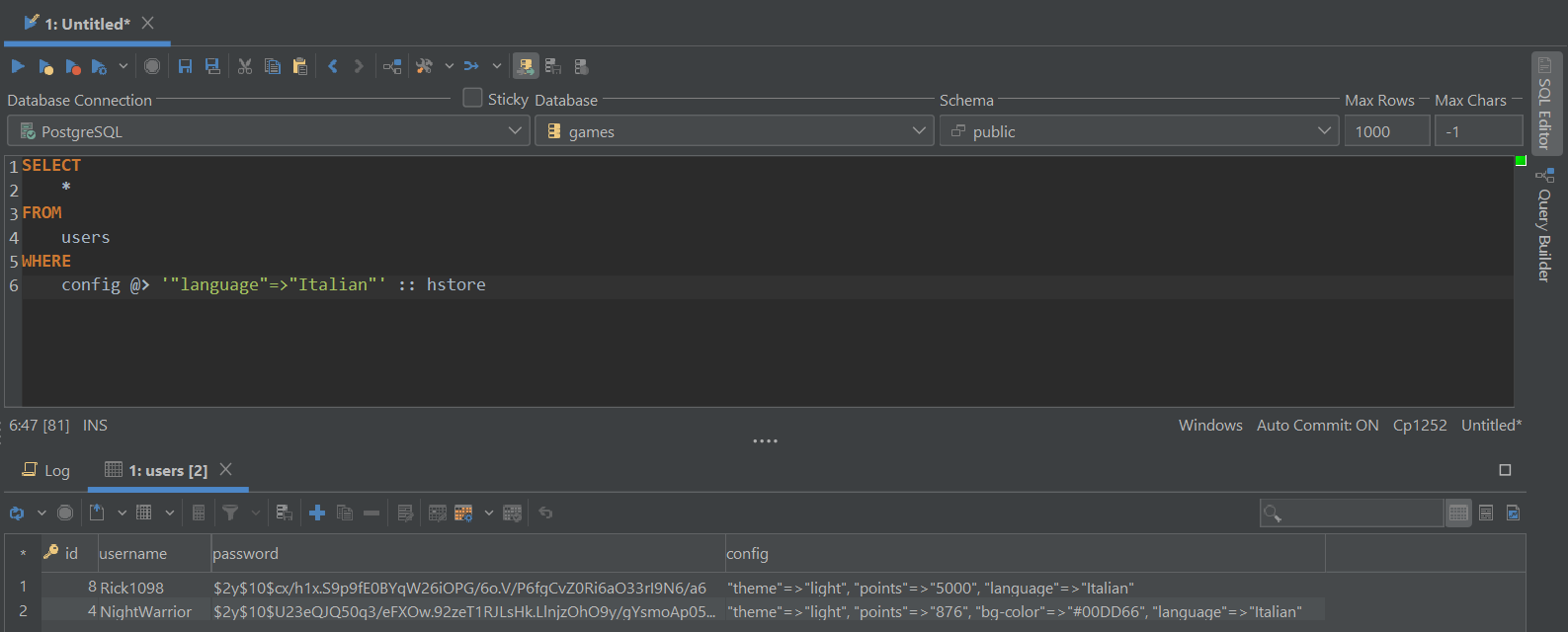 Storing Unstructured Data With Hstore in PostgreSQL