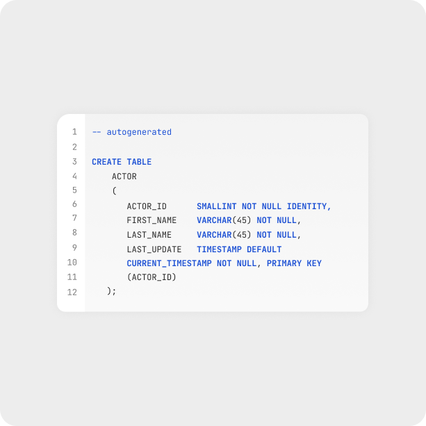 Database management - Database client