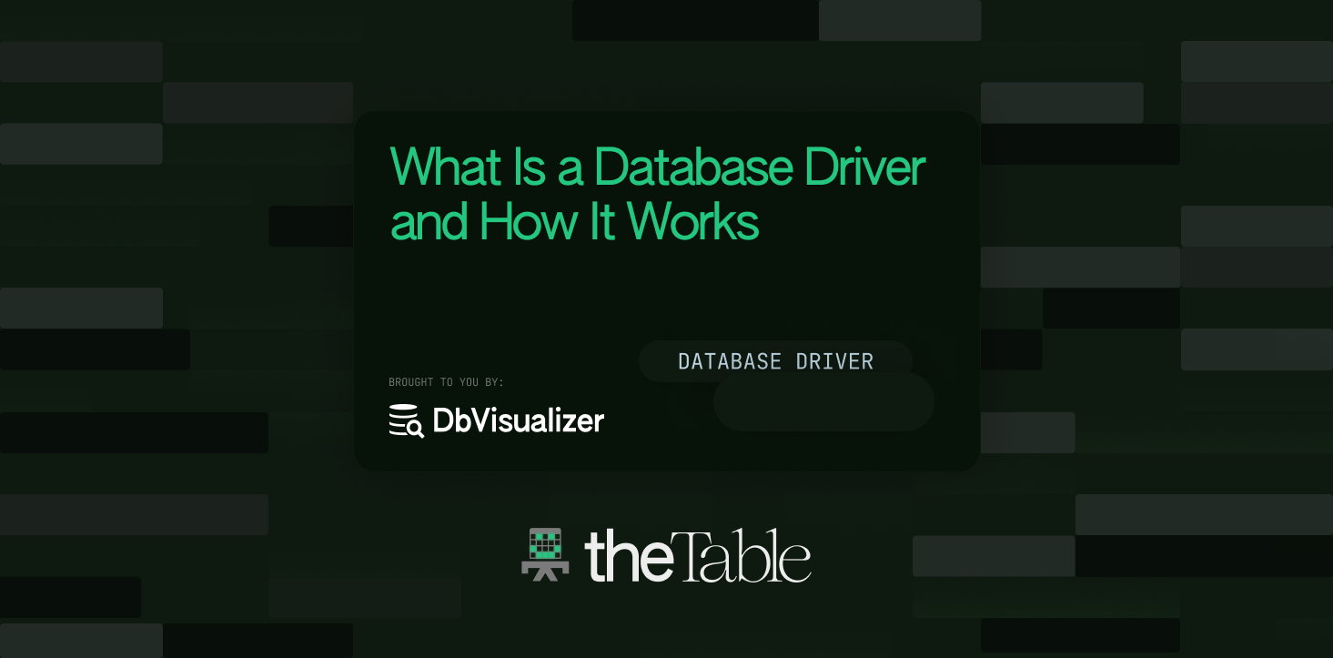 What Is a Database Driver and How Does It Works