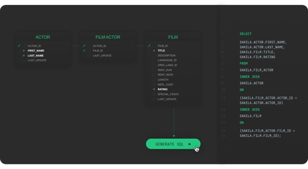 SQL editor - Database client