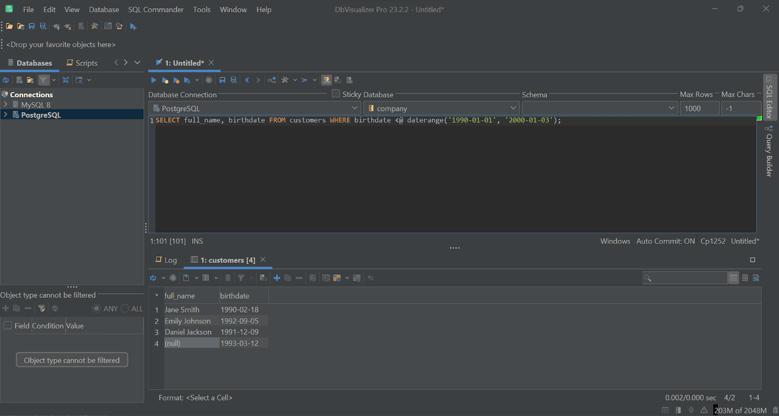 PostgreSQL Range Types, Functions and Operators - A Guide