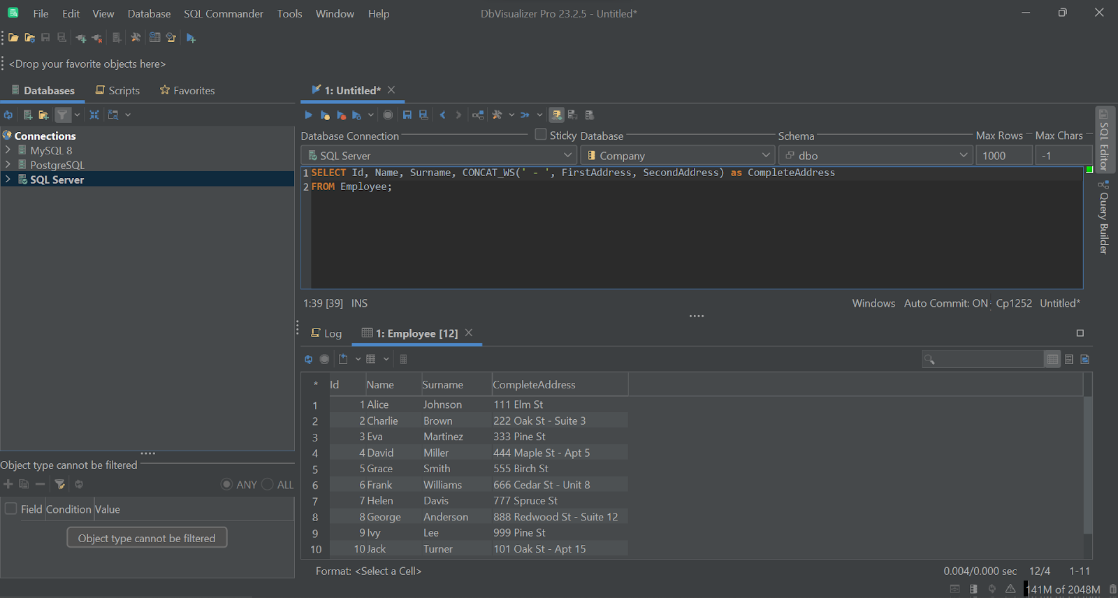 CONCAT_WS SQL Server Function: Ultimate Guide With Examples