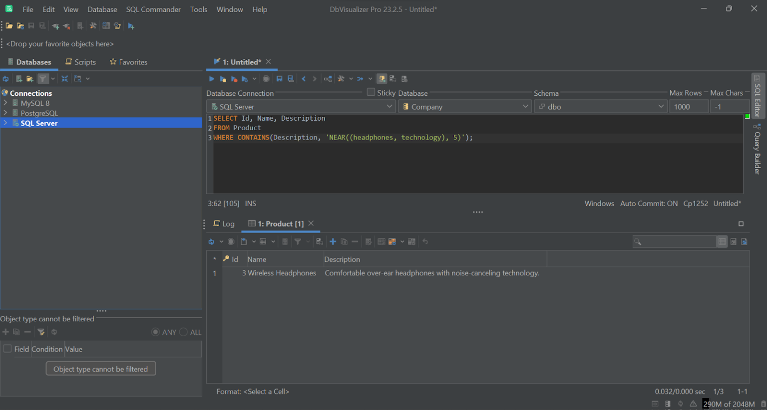 SQL CONTAINS Function: SQL Server Guide With Examples
