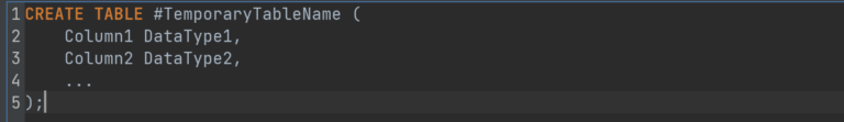 How to Create a Temporary Table with SQL