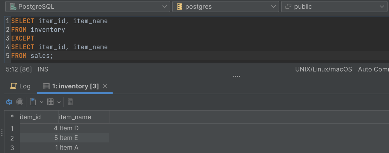 SQL EXCEPT: Everything You Need to Know
