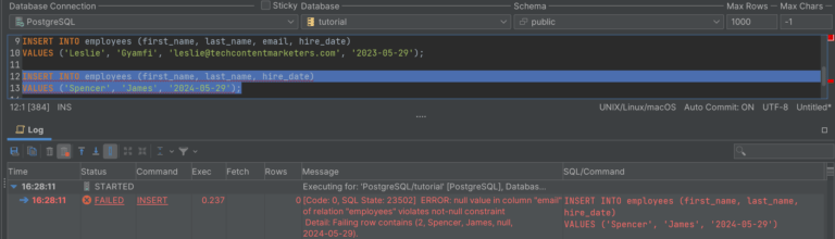 A Guide to the Postgres Not Null Constraint