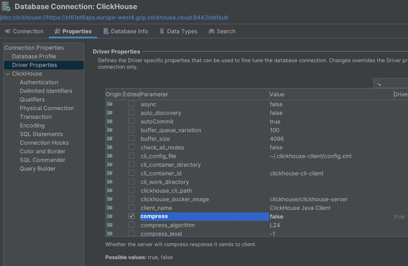 Columnar Database: Exploring Clickhouse Database with DbVis