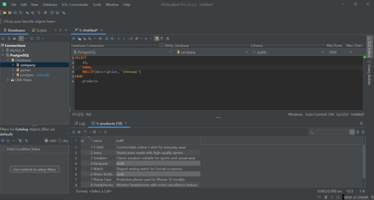 PostgreSQL NULLIF: Conditional Logic Made Easier