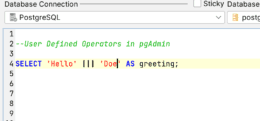 How to Create User-Defined Functions and Operators in PostgreSQL