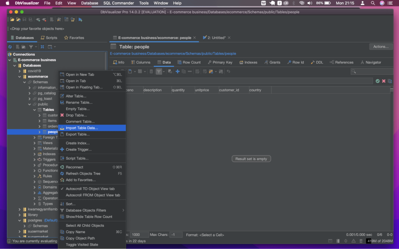 Mastering Advanced SQL Queries with DbVisualizer and PostgreSQL