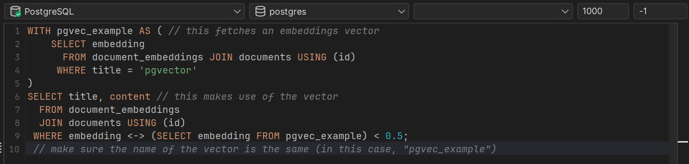 A Beginner's Guide to Vector Search Using pgvector