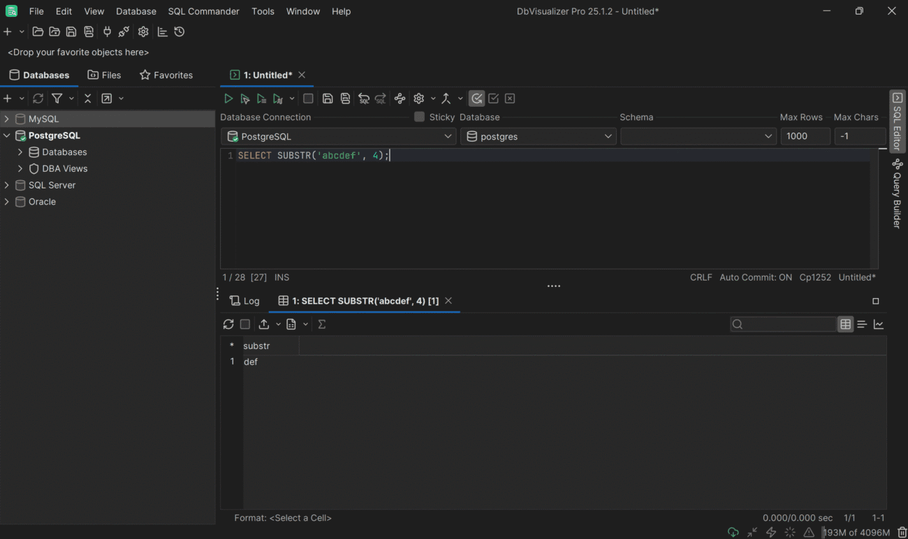 Text Extraction Made Easy With SUBSTRING in PostgreSQL