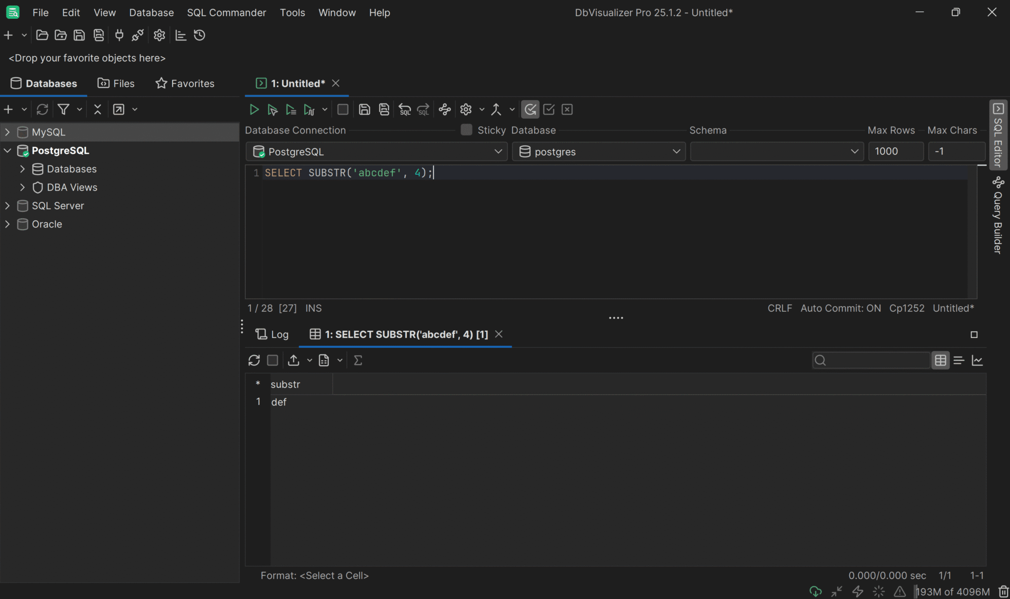 Text Extraction Made Easy With SUBSTRING in PostgreSQL