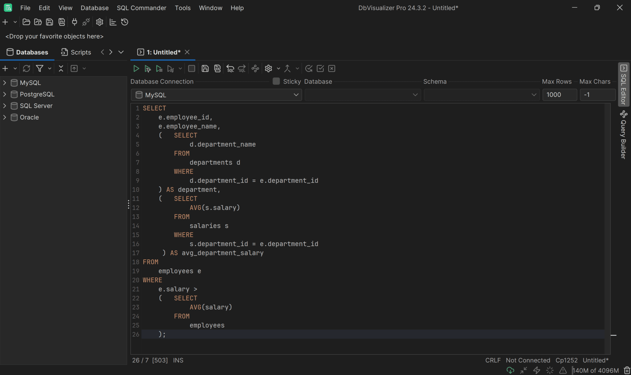The Definitive Guide to SQL Subqueries