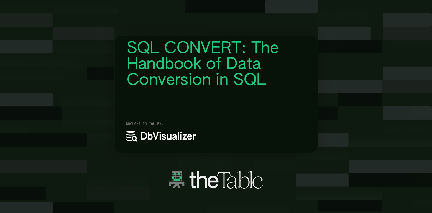 SQL CONVERT: The Handbook of Data Conversion in SQL