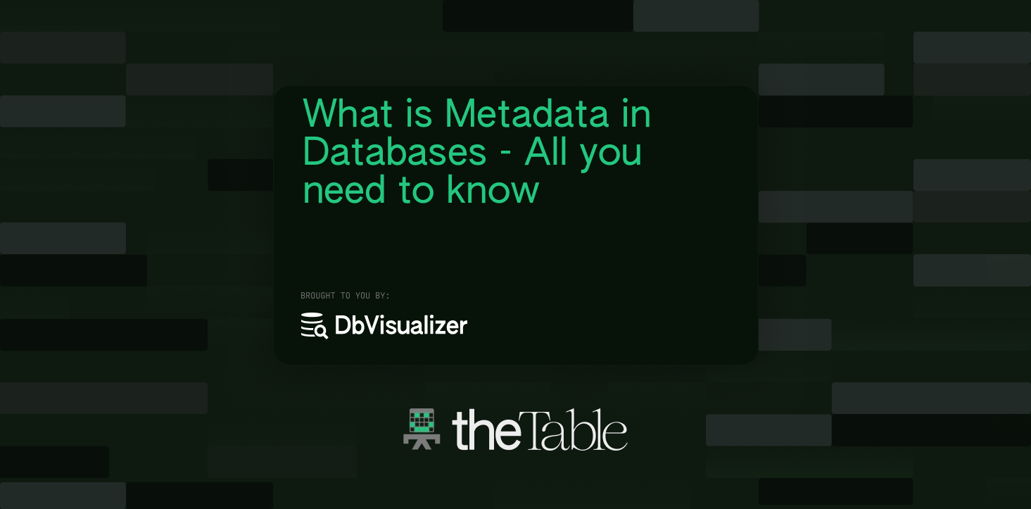 What Is Metadata in Databases: All You Need to Know