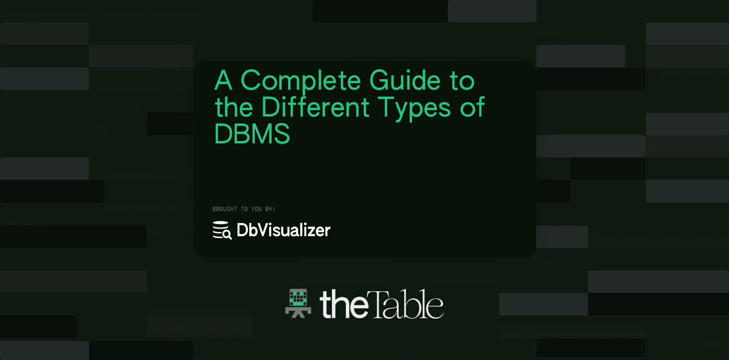 A Complete Guide to the Different Types of DBMS