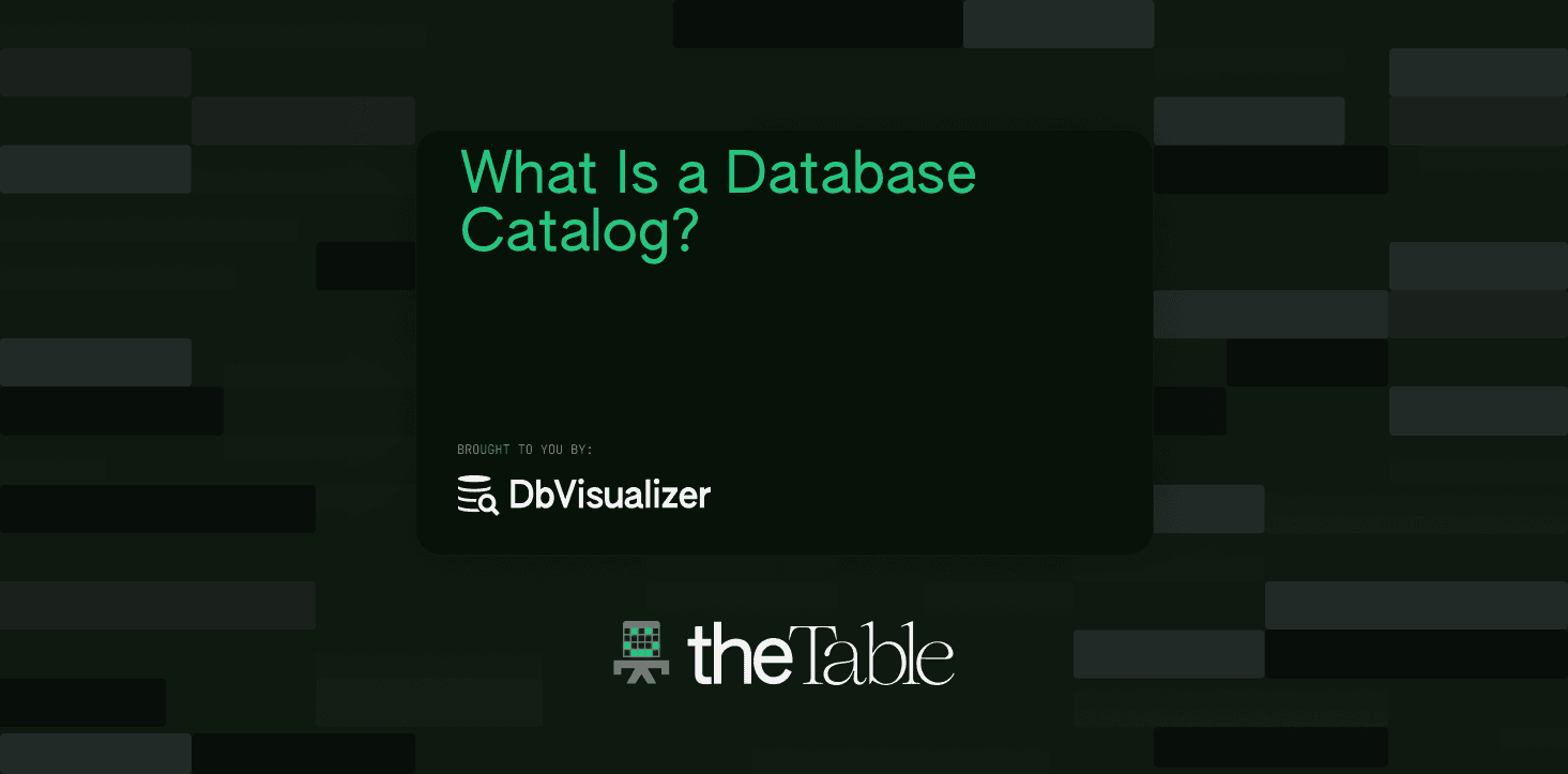 What Is a Database Catalog?