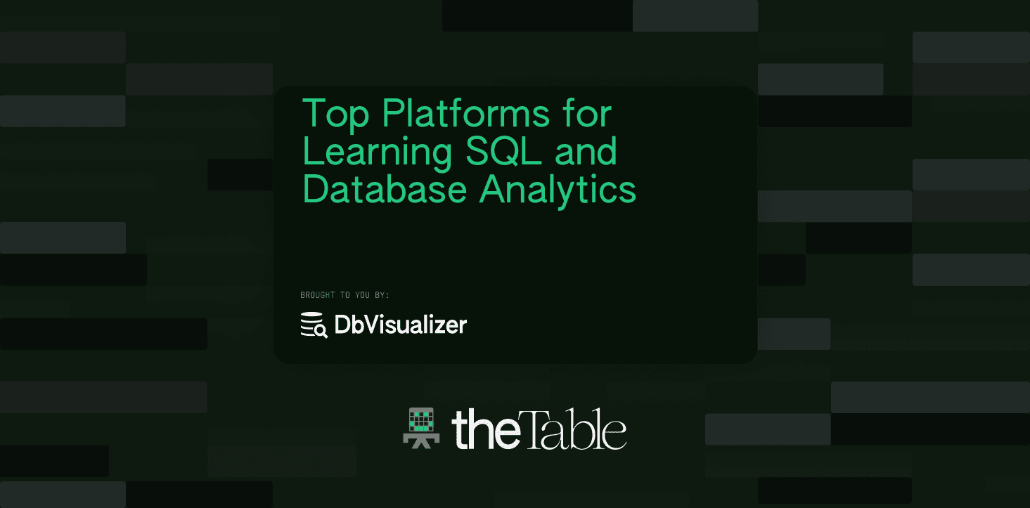Top Platforms for Learning SQL and Database Analytics