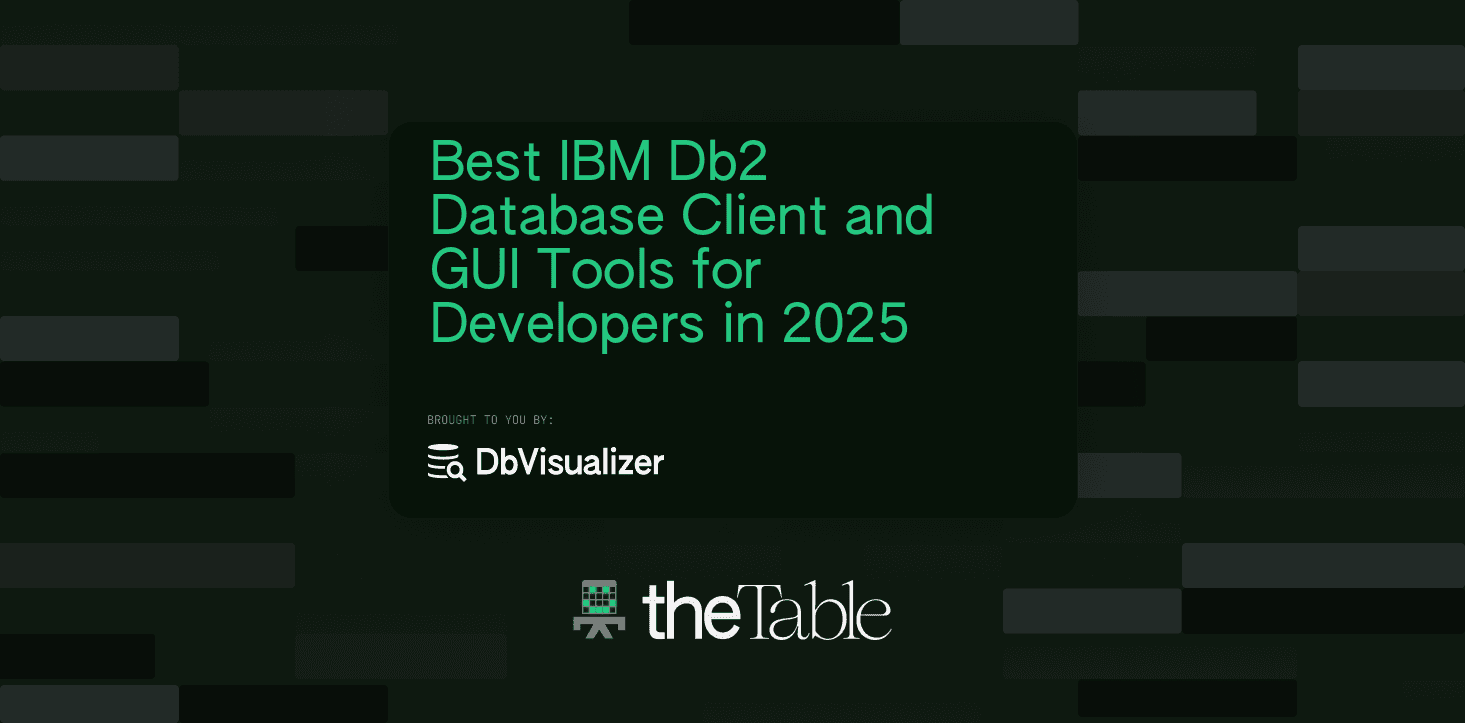 Best IBM Db2 Database Client and GUI Tools for Developers in 2026