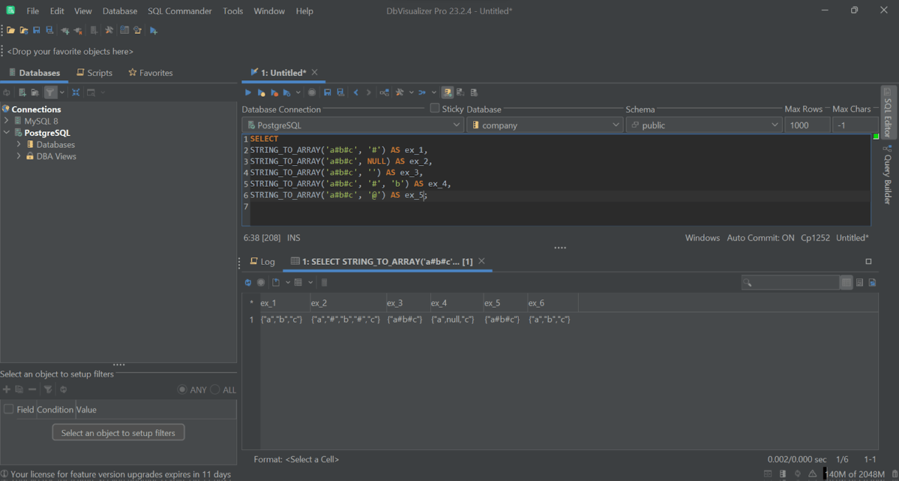 5 Ways to Split a String in PostgreSQL