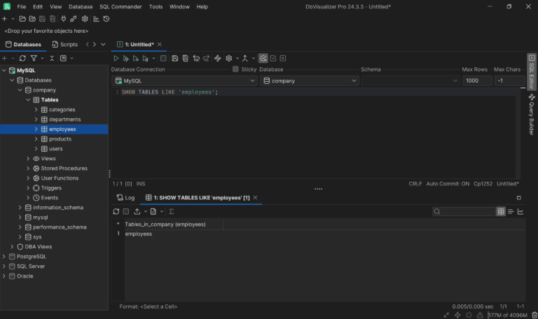 Check If A Table Exists In Sql Multiple Approaches