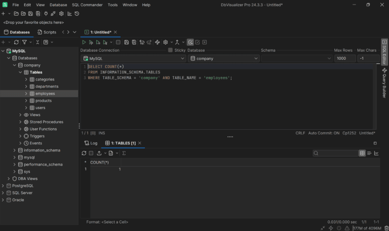 Check If A Table Exists in SQL: Multiple Approaches
