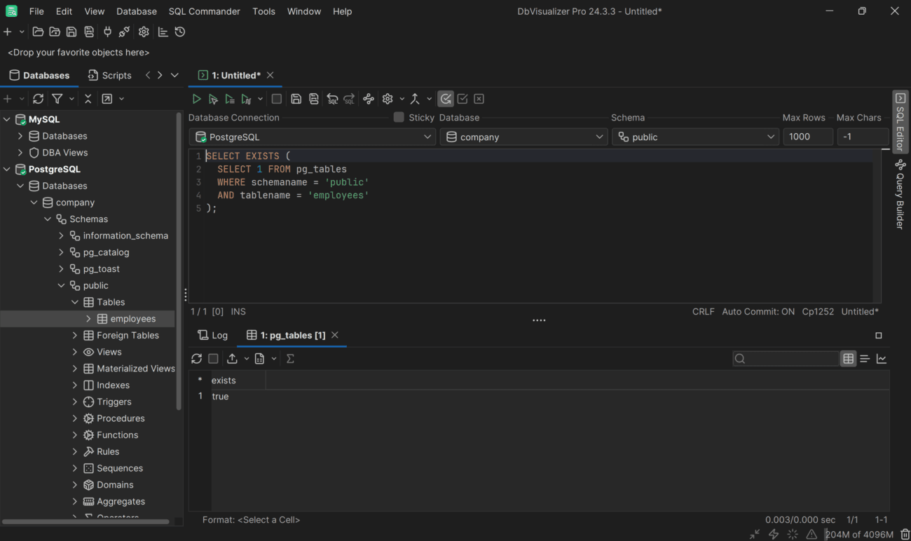 Check If A Table Exists in SQL: Multiple Approaches