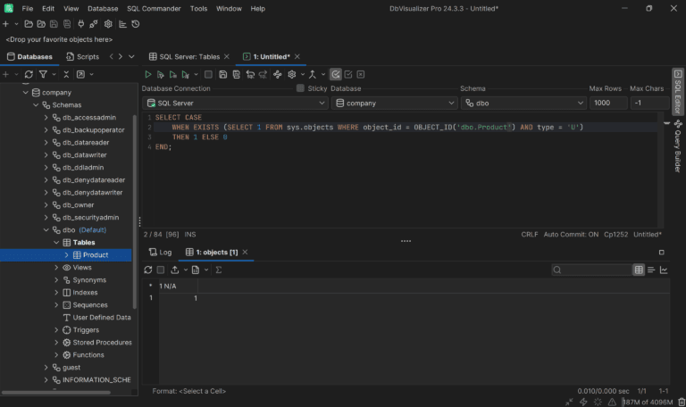 Check If A Table Exists in SQL: Multiple Approaches