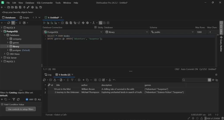 How to Find Elements In an Array: PostgreSQL Guide