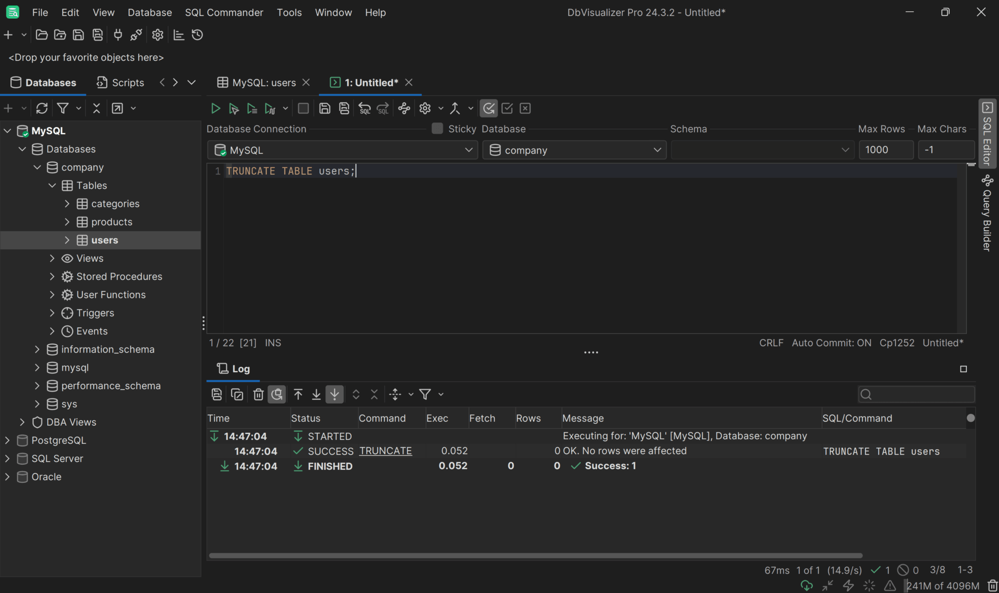 SQL TRUNCATE TABLE: A Complete Guide