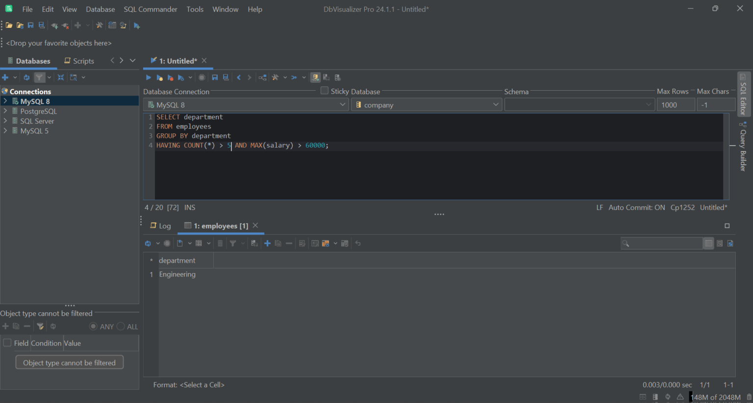 SQL HAVING Clause: The Ultimate Guide