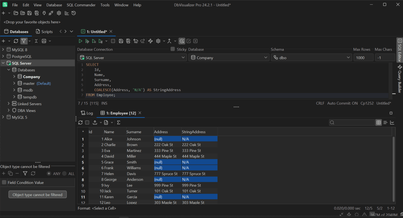 A Complete Guide to the SQL Server COALESCE Function