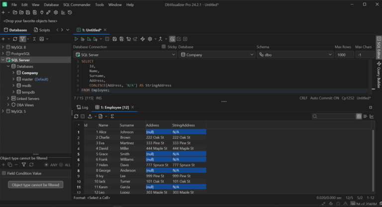 A Complete Guide to the SQL Server COALESCE Function