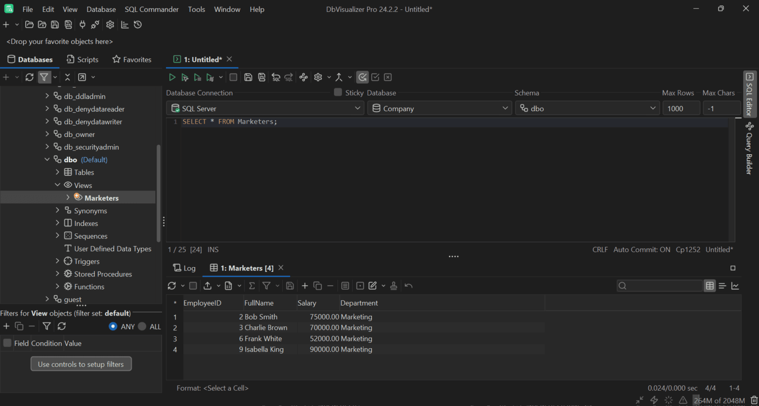 SQL Server Guide: Create a View Based on a Stored Procedure