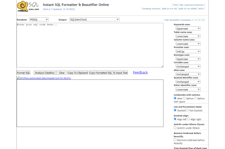 SQL Formatter: Definition and Best Tools