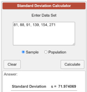 A Guide to the SQL Standard Deviation Functions