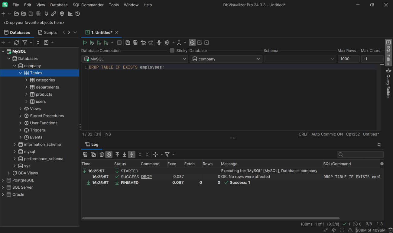 SQL DROP TABLE IF EXISTS Statement: Complete Guide
