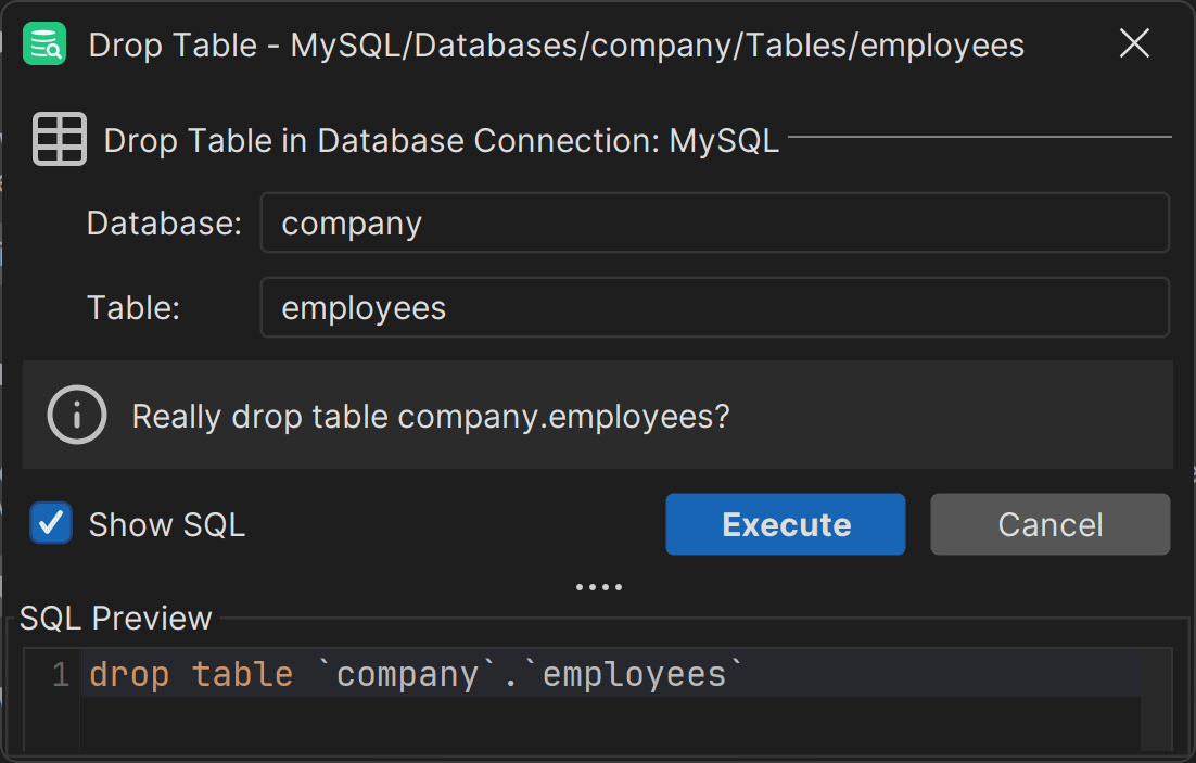 SQL DROP TABLE IF EXISTS Statement: Complete Guide