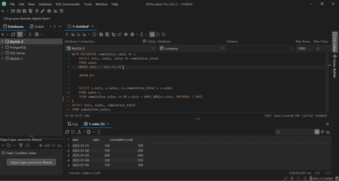 How to Use a Recursive CTE in SQL