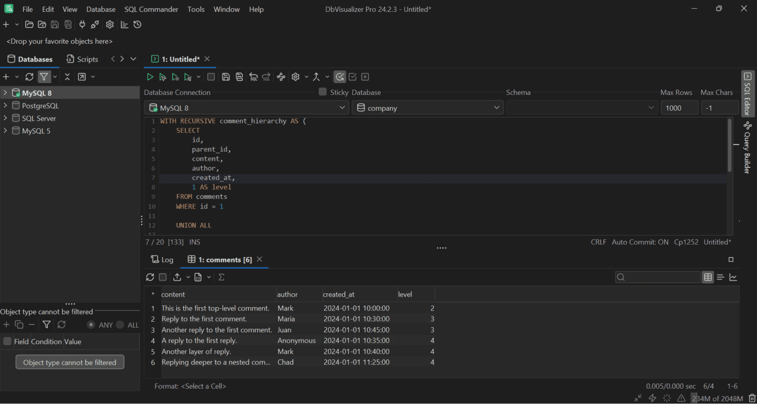 How to Use a Recursive CTE in SQL