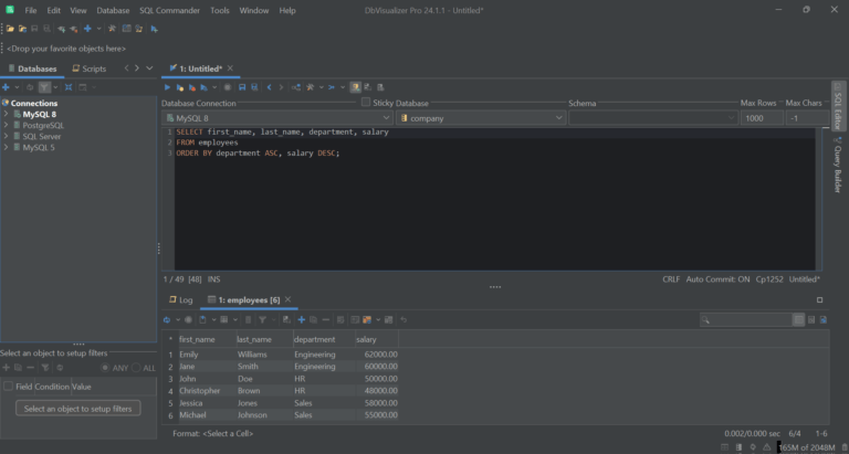 SQL ORDER BY Clause: Definitive Guide