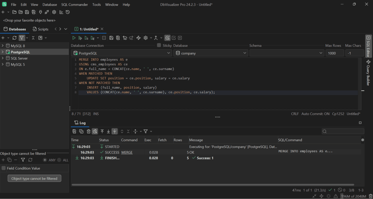 How to Use MERGE in SQL Query Statements: Complete Guide
