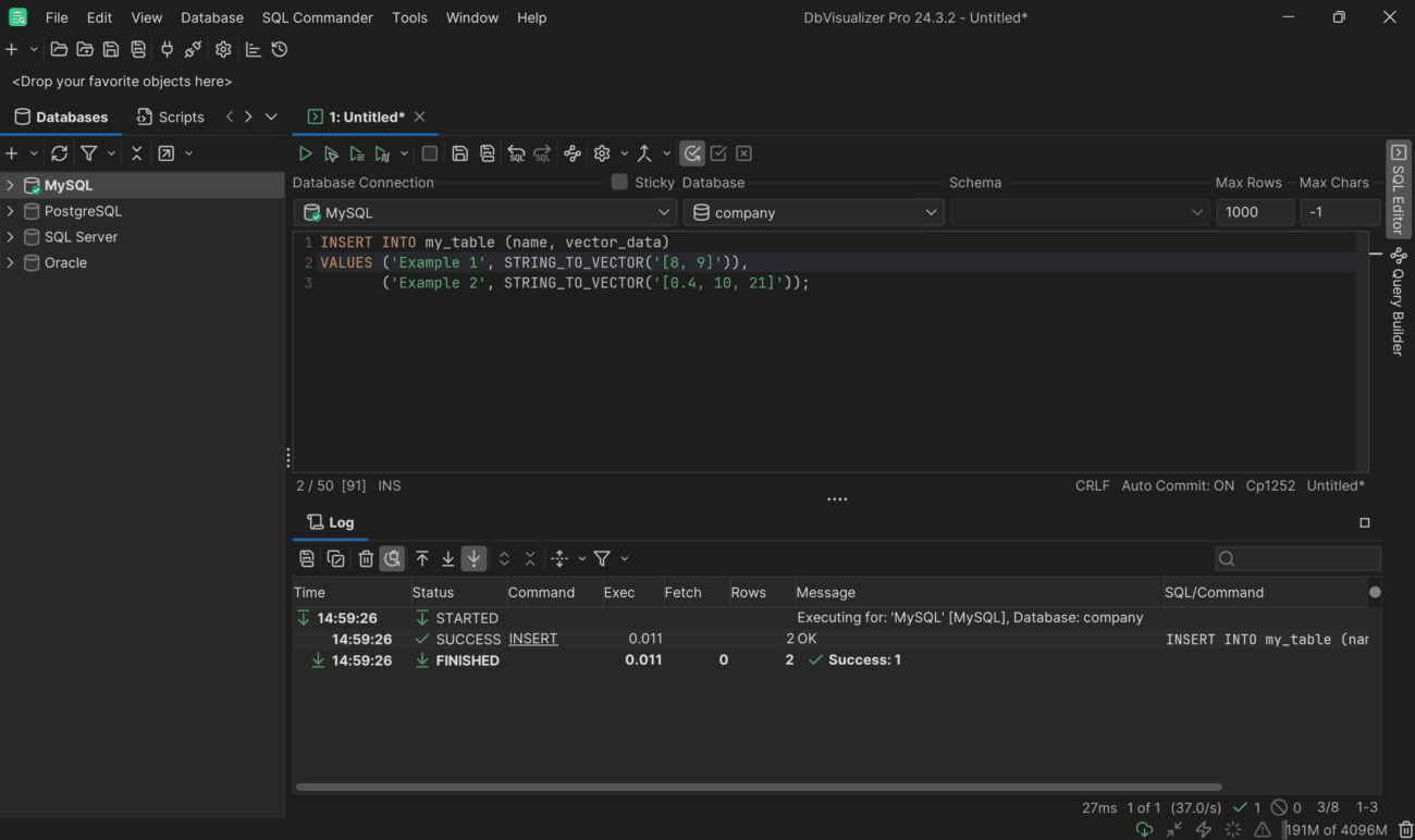 A Complete Guide to the New MySQL 9 VECTOR Data Type