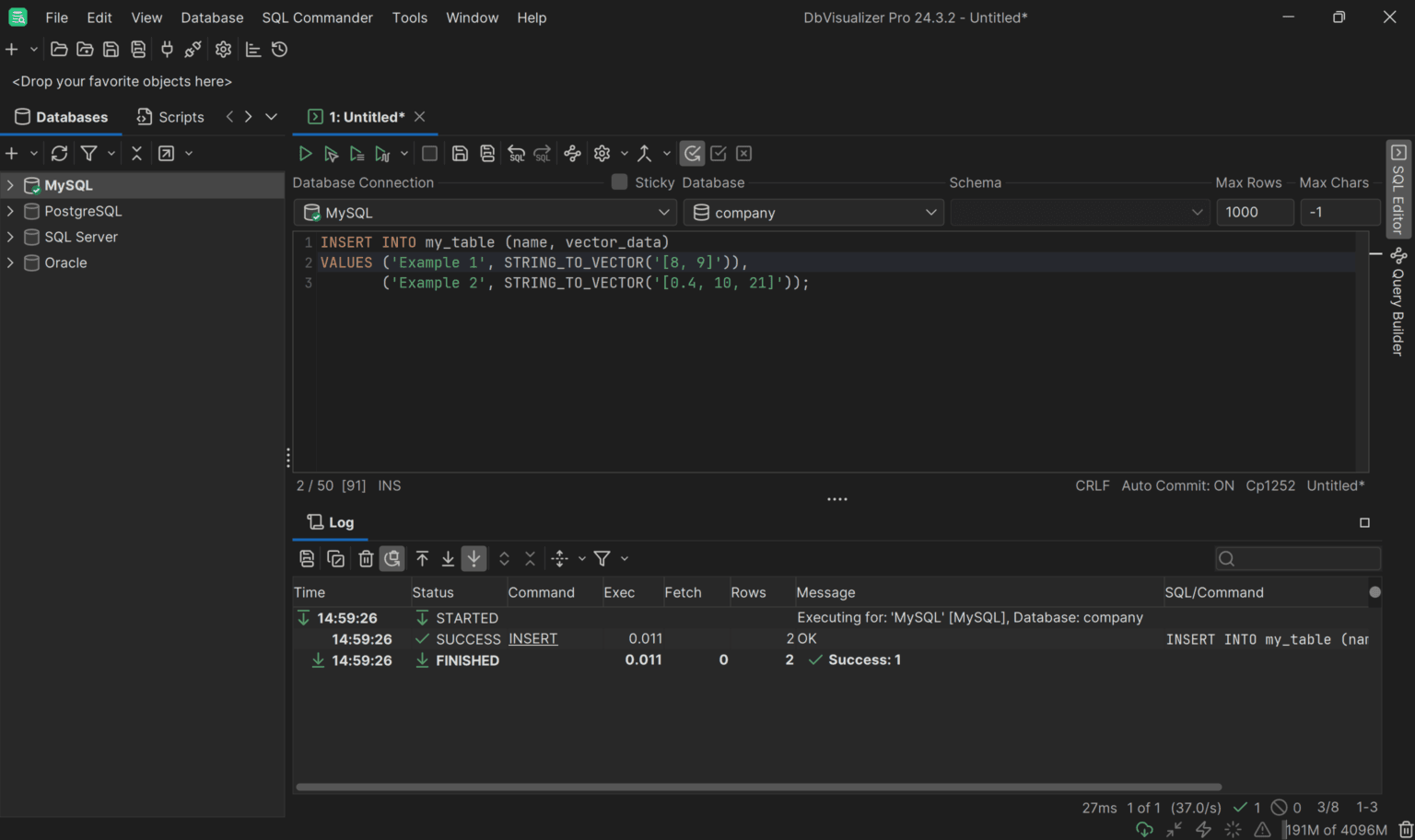 A Complete Guide to the New MySQL 9 VECTOR Data Type