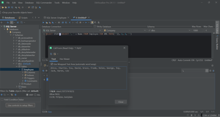 SQL STUFF: Insert a String Into Another in SQL Server