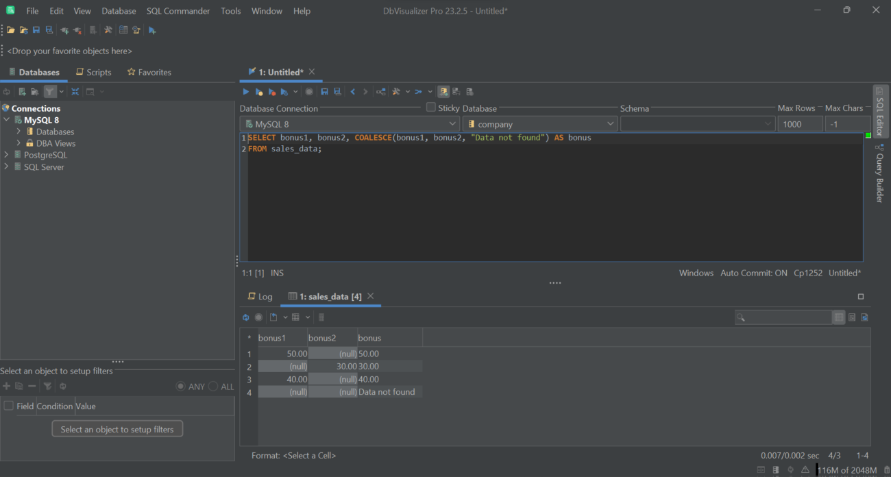 The Complete Guide to the SQL COALESCE Function